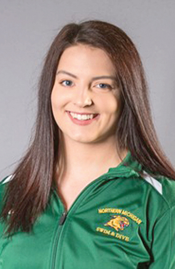 GLIAC honors Northern Michigan University women’s swimmer Rachel Helm ...
